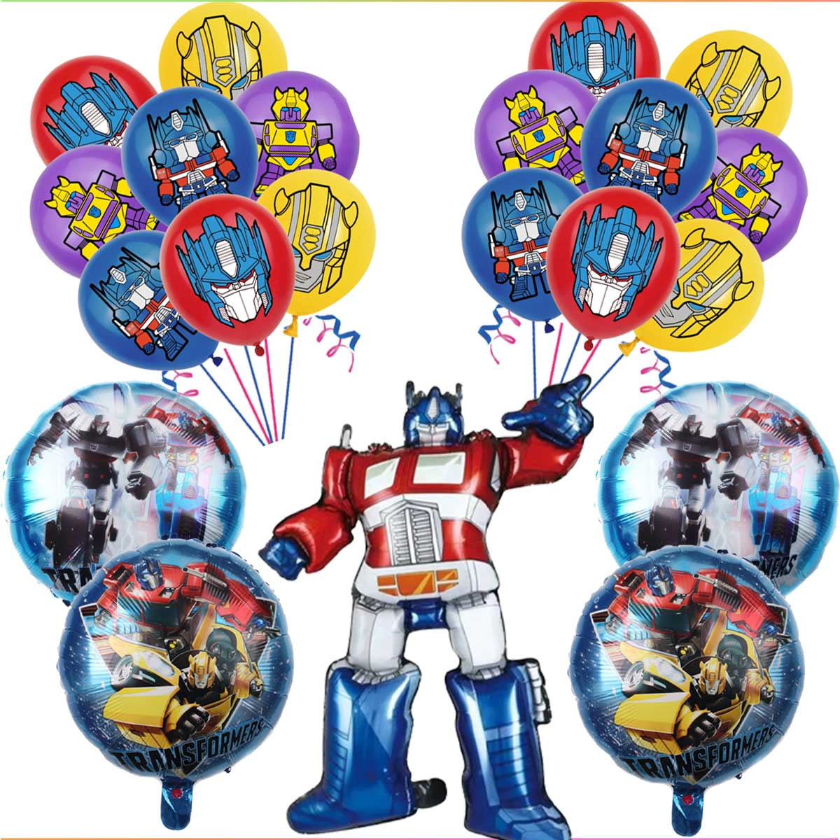 Transformers Balloons Party Supplies Decor Set Decorations Kit Fans ...