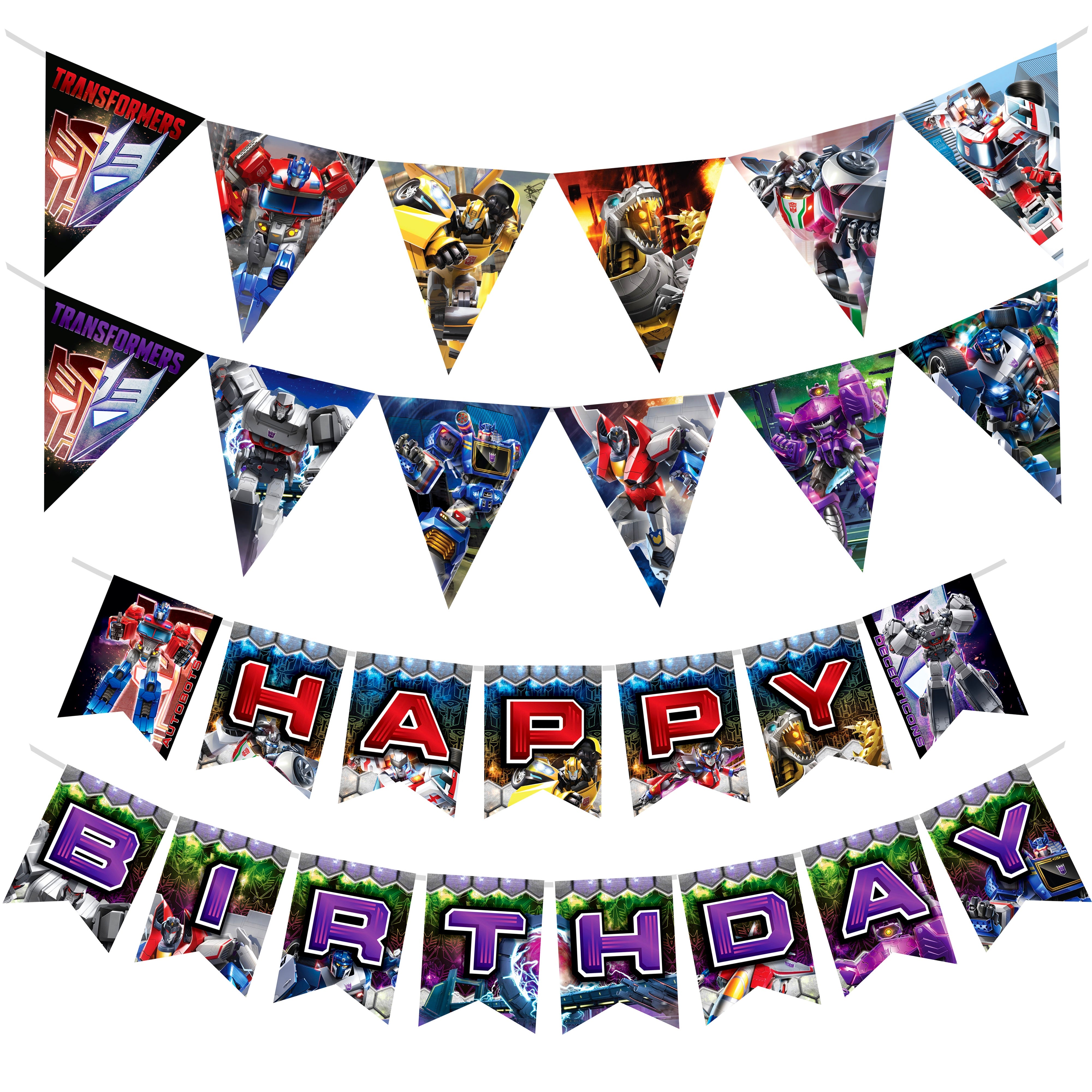 Transformers Banner & Transformers Pennants Kit - Walmart.com
