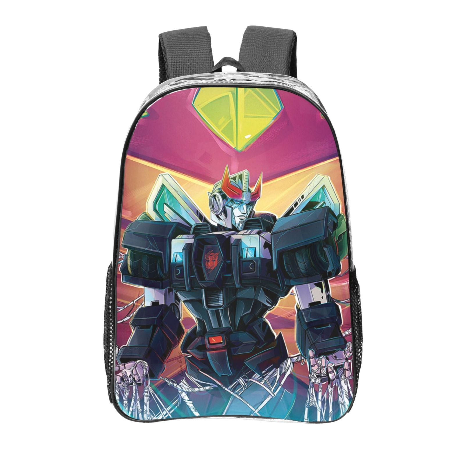 Transformers Basics Transparent Backpack School See Through Plastic ...