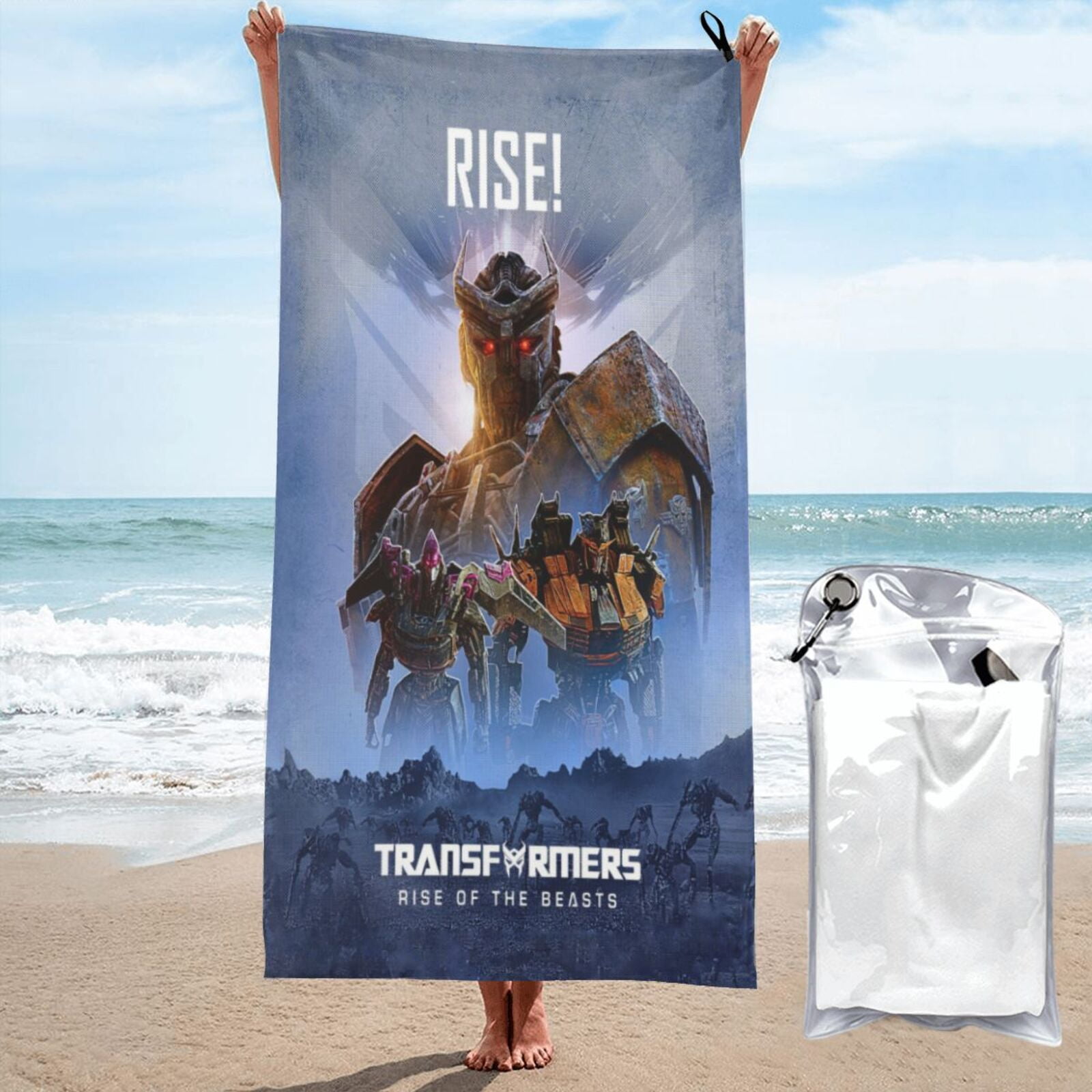 Transformers Beach Towel Absorbent Quick Dry Towels For Travel ...