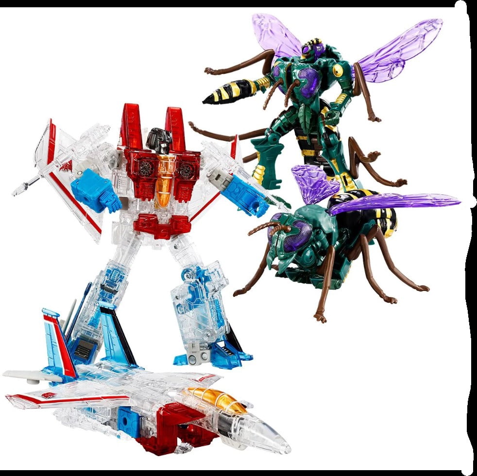 Transformers Beast Wars Ghost Starscream vs. Haunted Waspinator Action ...