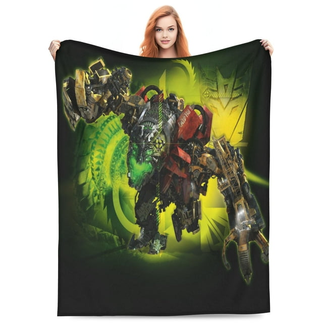 Transformers Bed Blanket Super Soft Fleece Throw Blanket Lightweight ...