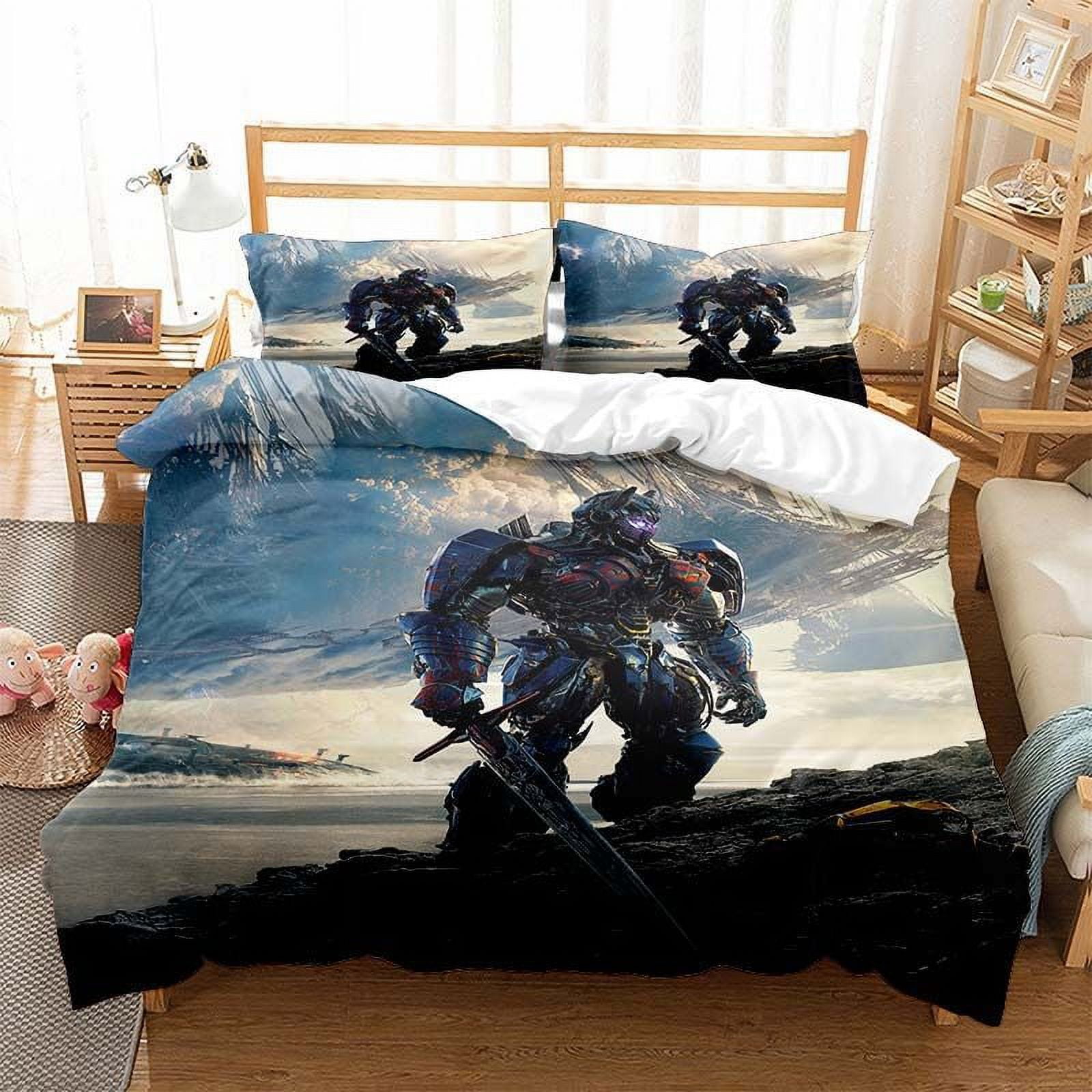 Transformers Bedding Comforter Cover Set for Girls and boys, Soft ...