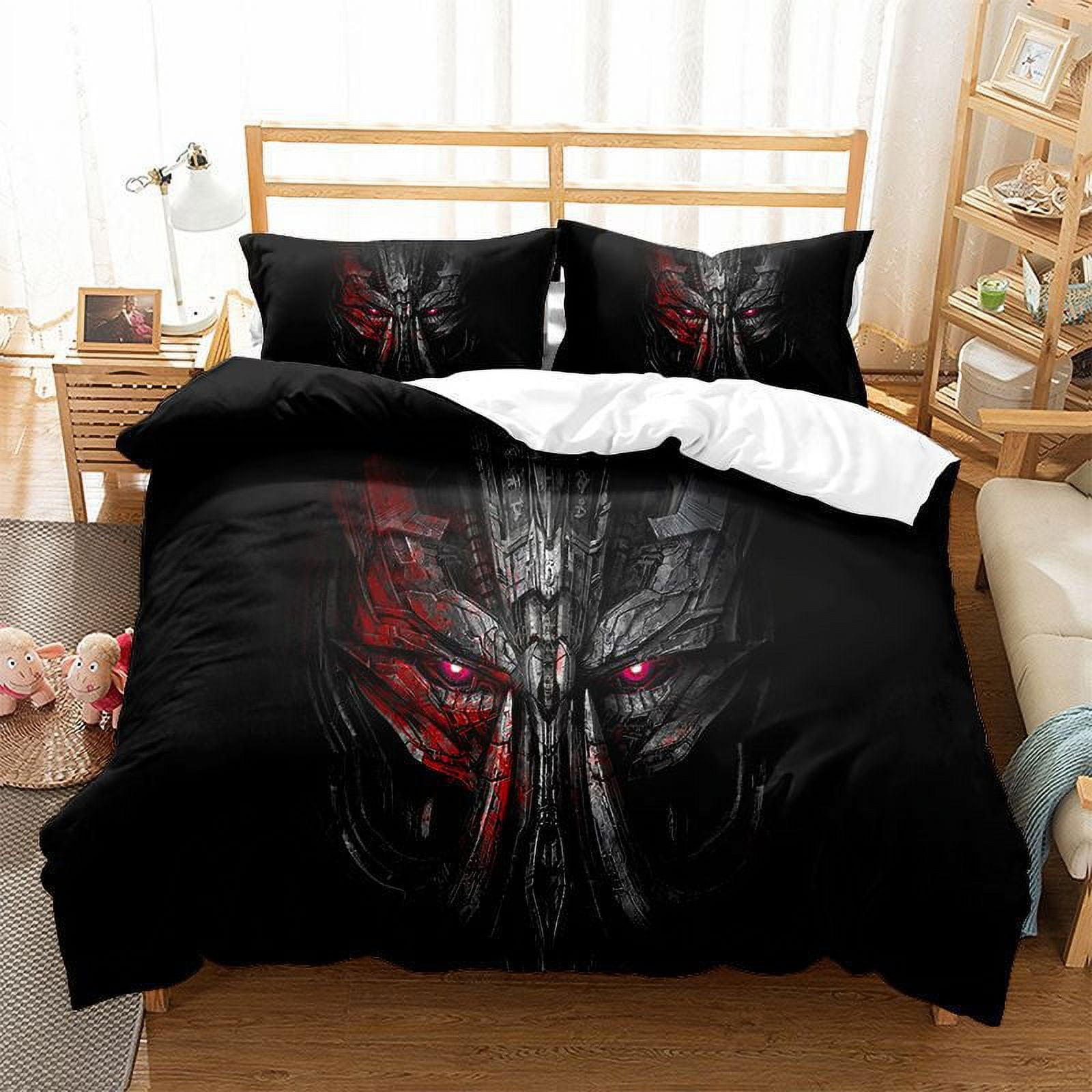 Transformers Bedding Comforter Cover Set for Girls and boys, Soft ...