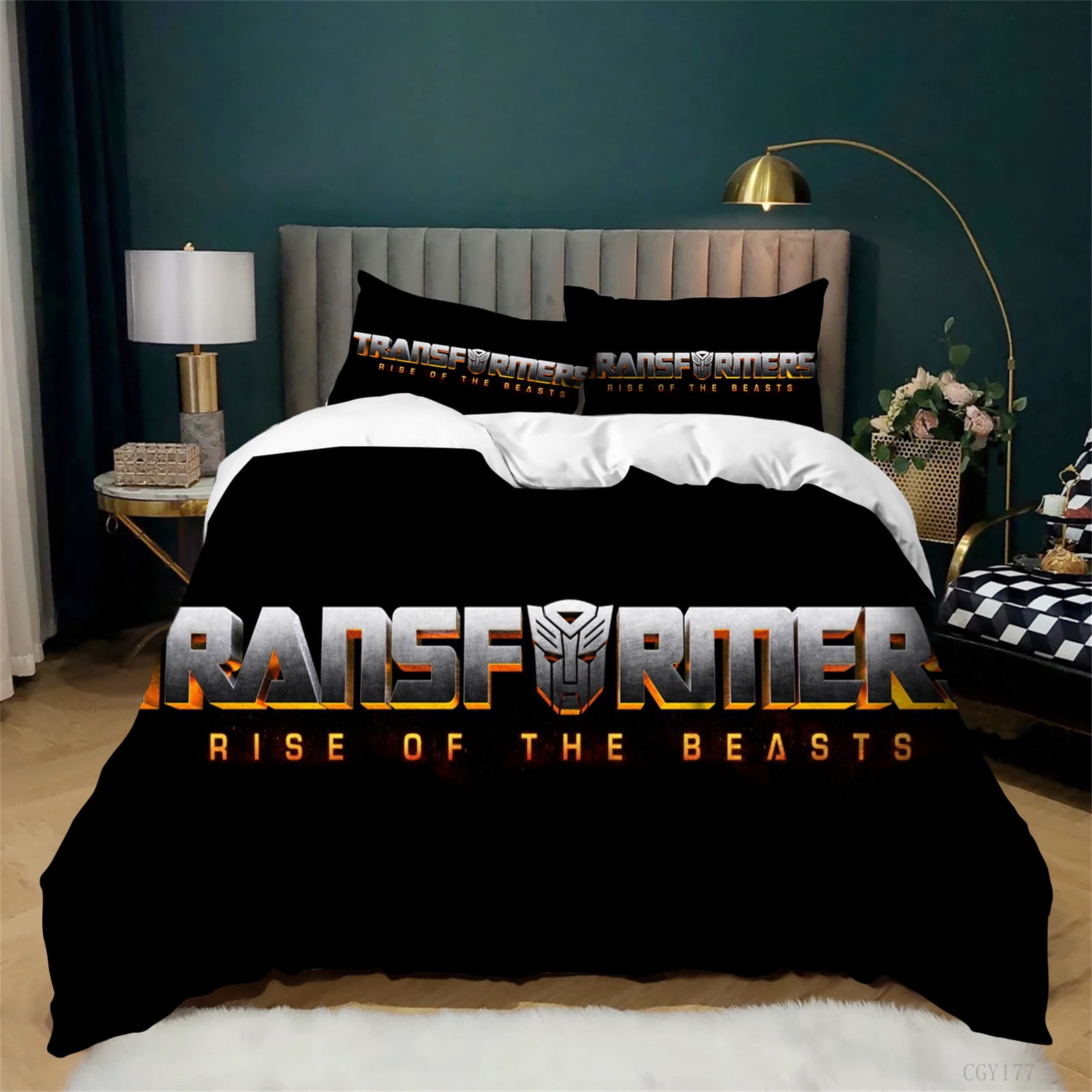 Transformers Bedding Set Bumblebee Optimus Prime Duvet Cover Set 3 ...
