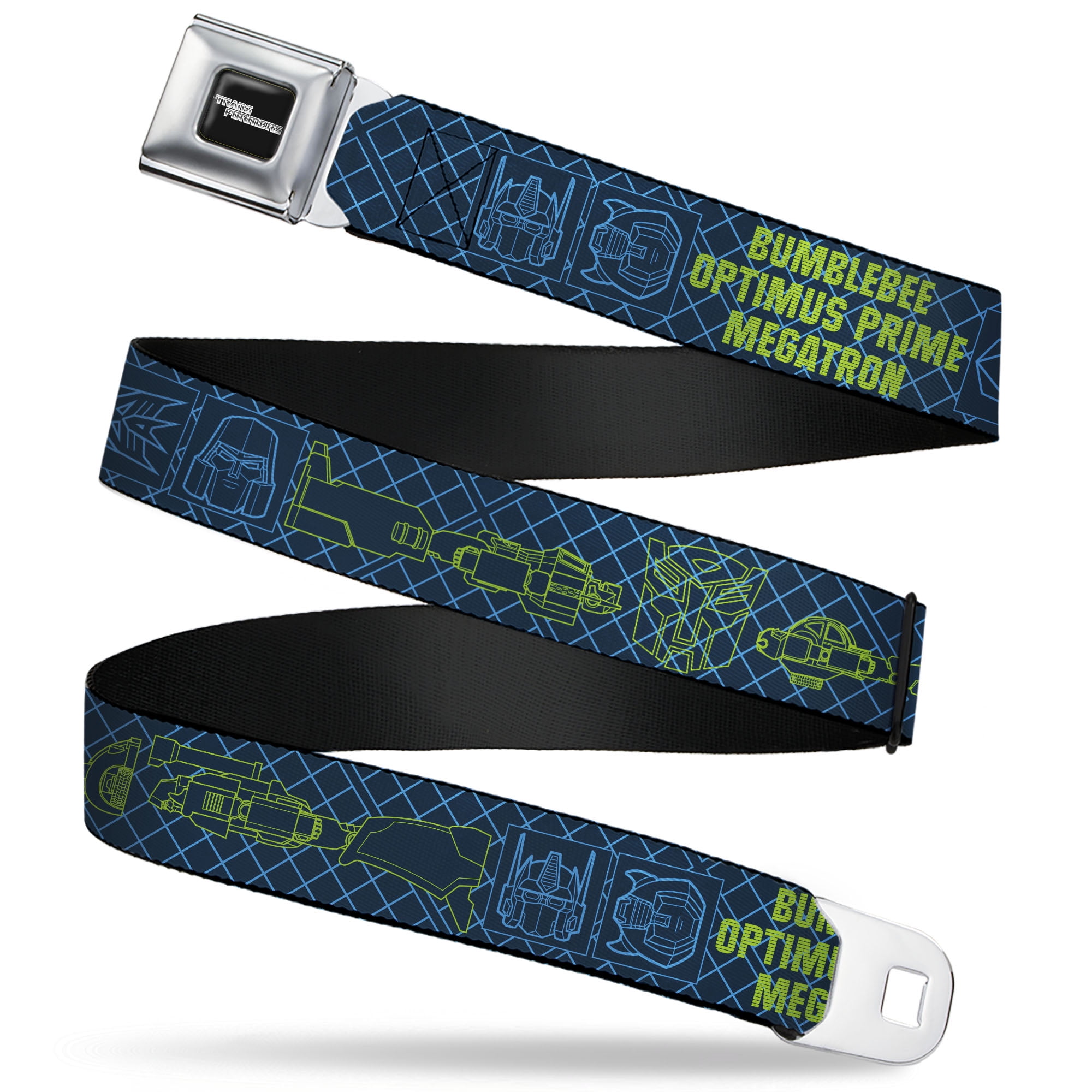 Transformers Belt, Seatbelt Buckle Belt, Transformers Character Trio ...
