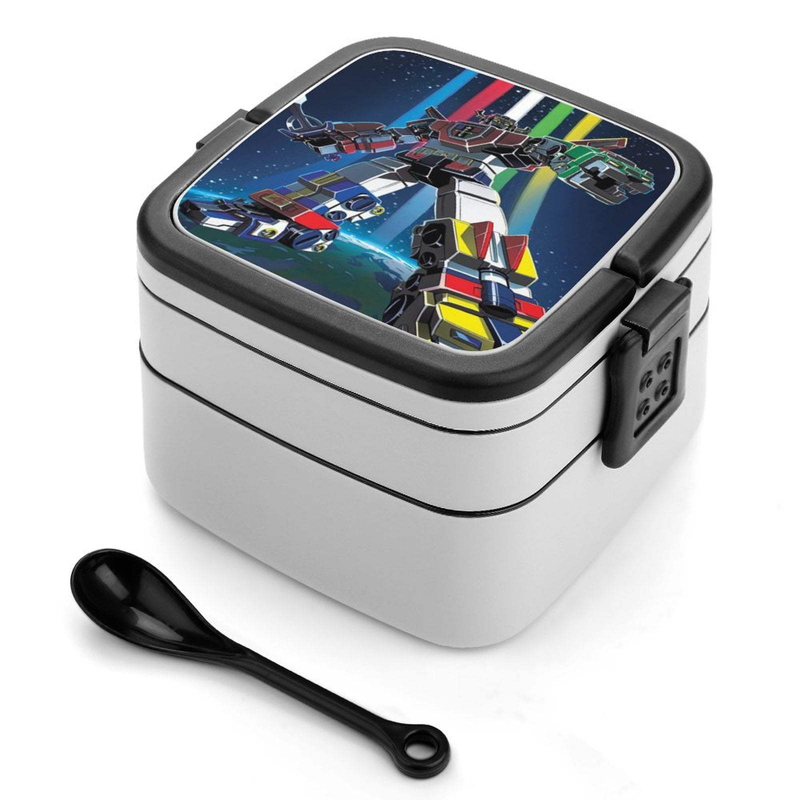 Transformers Bento Box Double Layer Lunch Box with Spoon And Handle ...
