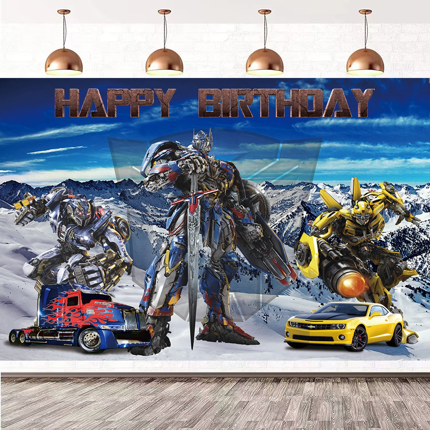 Transformers Birthday Party Decorations, 5x3ft Transformers Backdrop ...