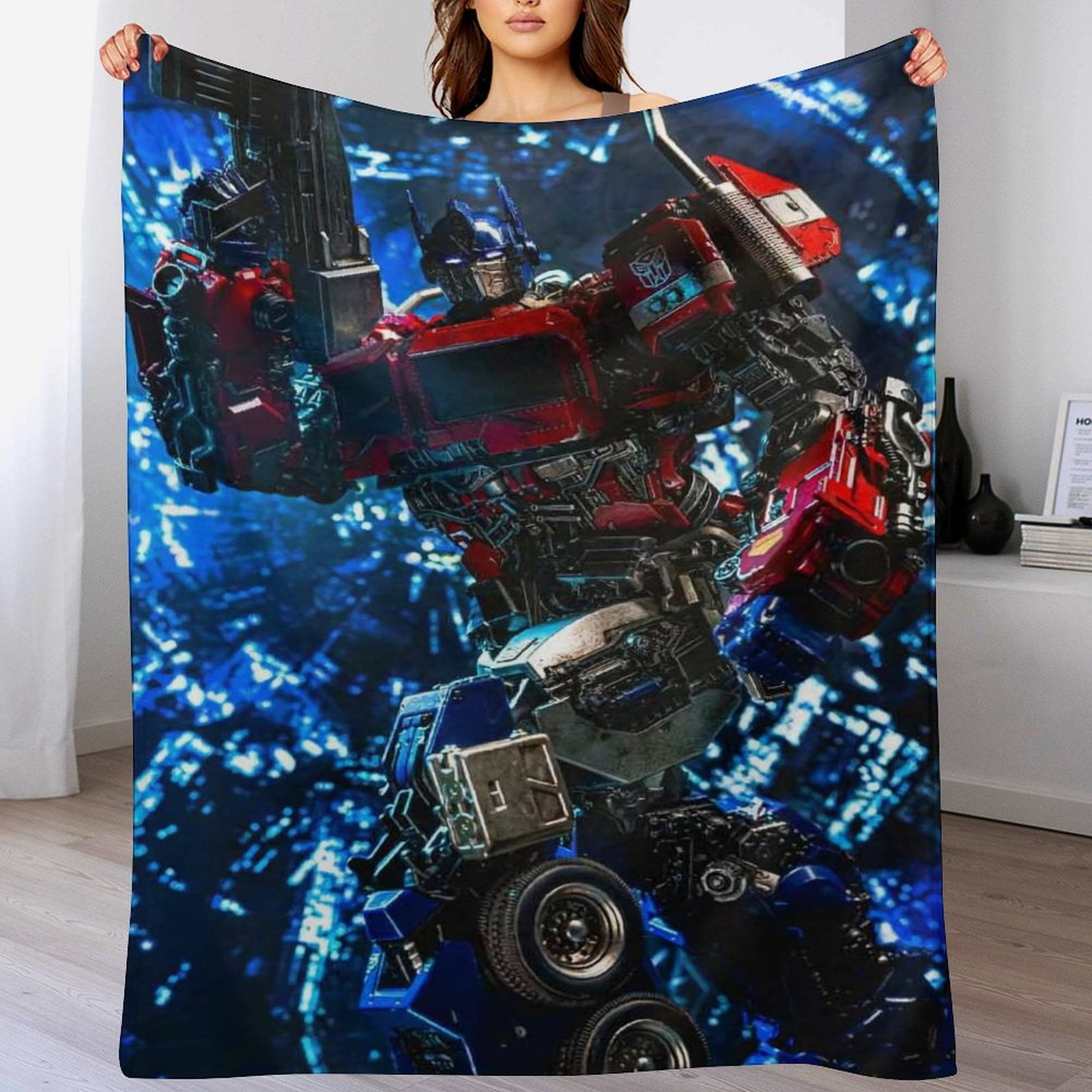 Transformers Blanket, Super Soft Cozy Flannel Throw Blanket Bedding ...