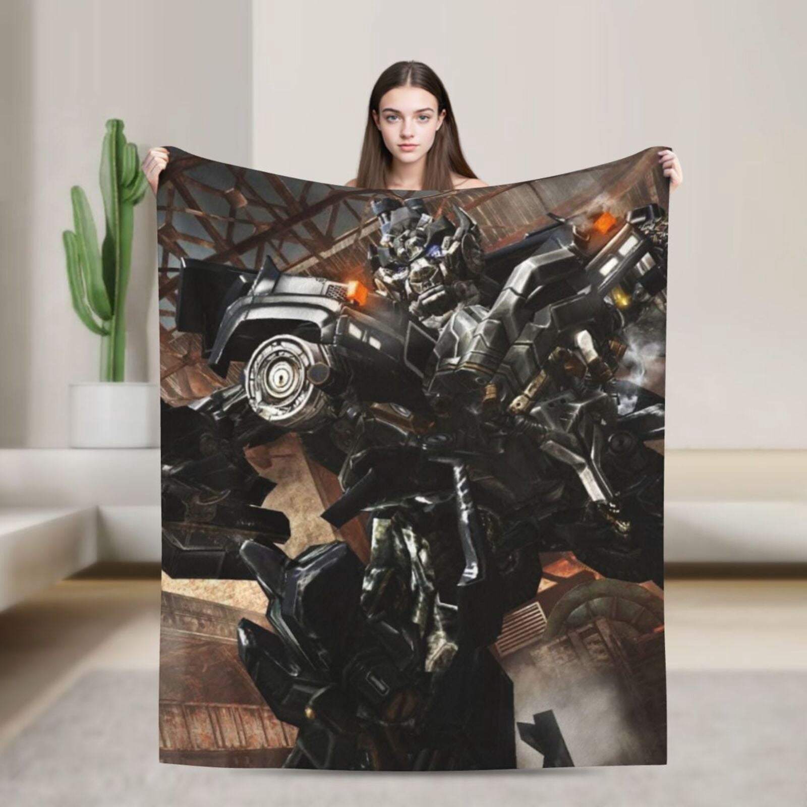 Transformers Blanket, Super Soft Throw Blanket for Bed Couch Sofa, Cozy ...