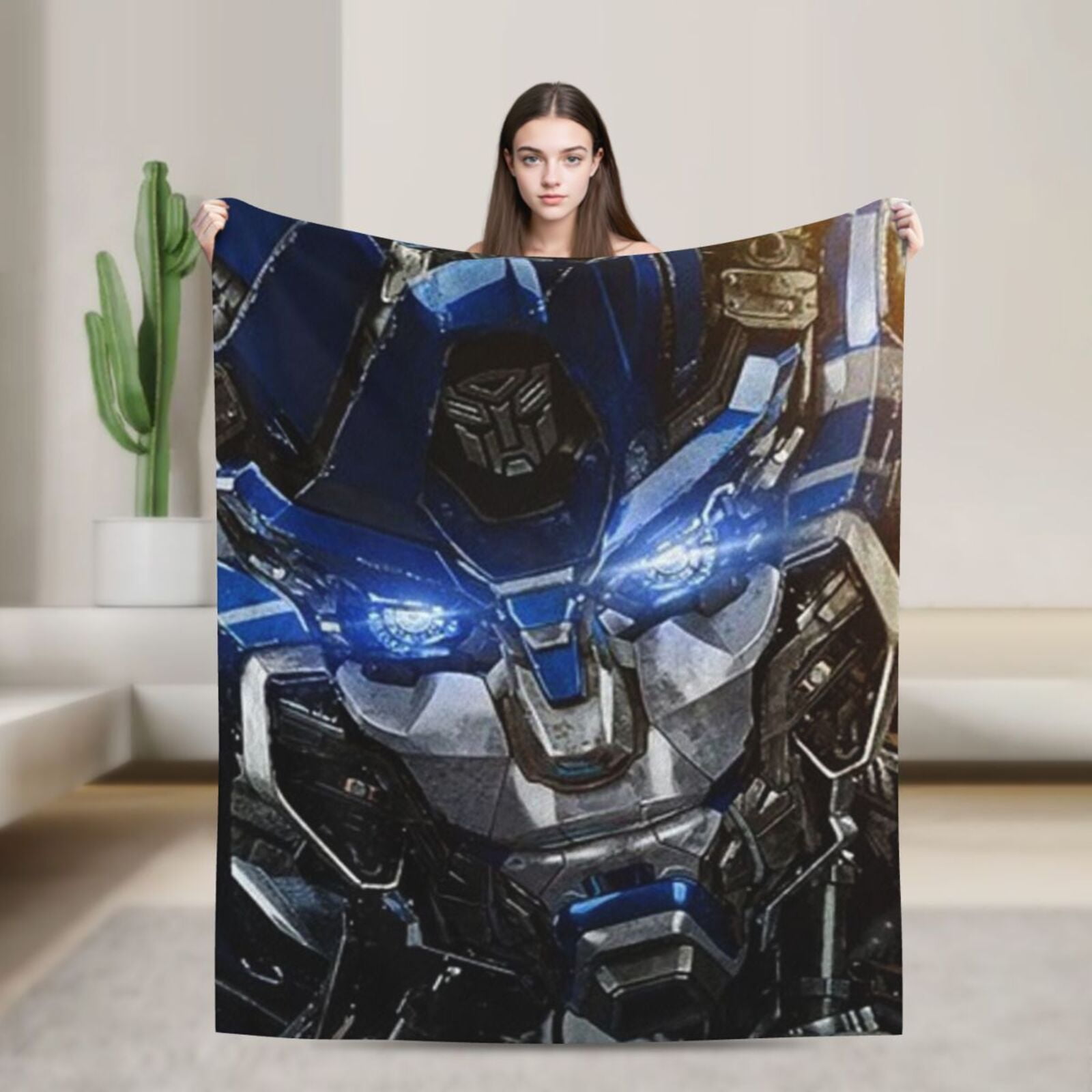 Transformers Blanket, Super Soft Throw Blanket for Bed Couch Sofa, Cozy ...