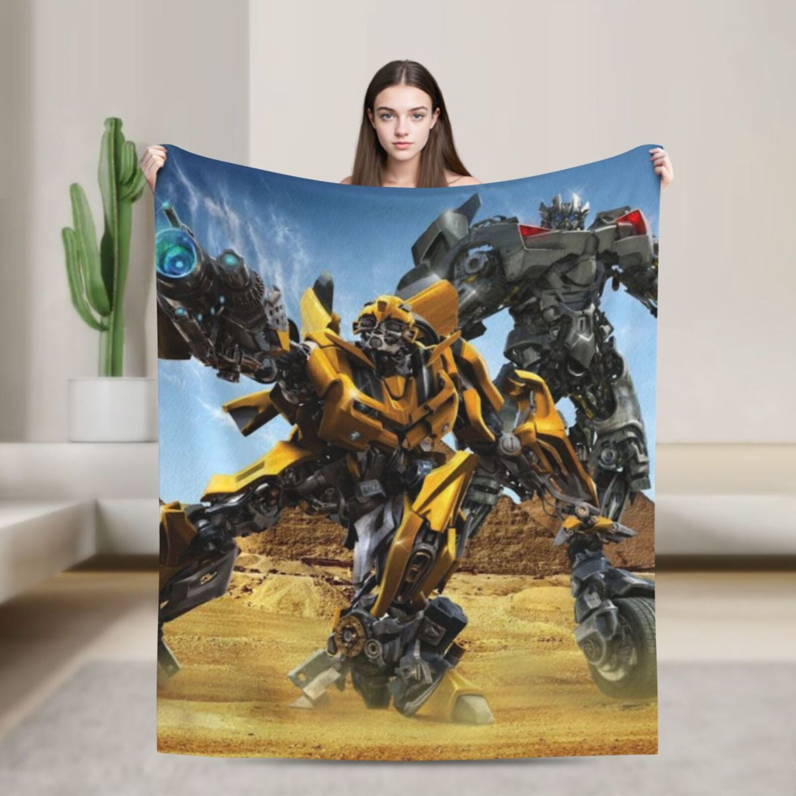 Transformers Blanket, Super Soft Throw Blanket for Bed Couch Sofa, Cozy ...