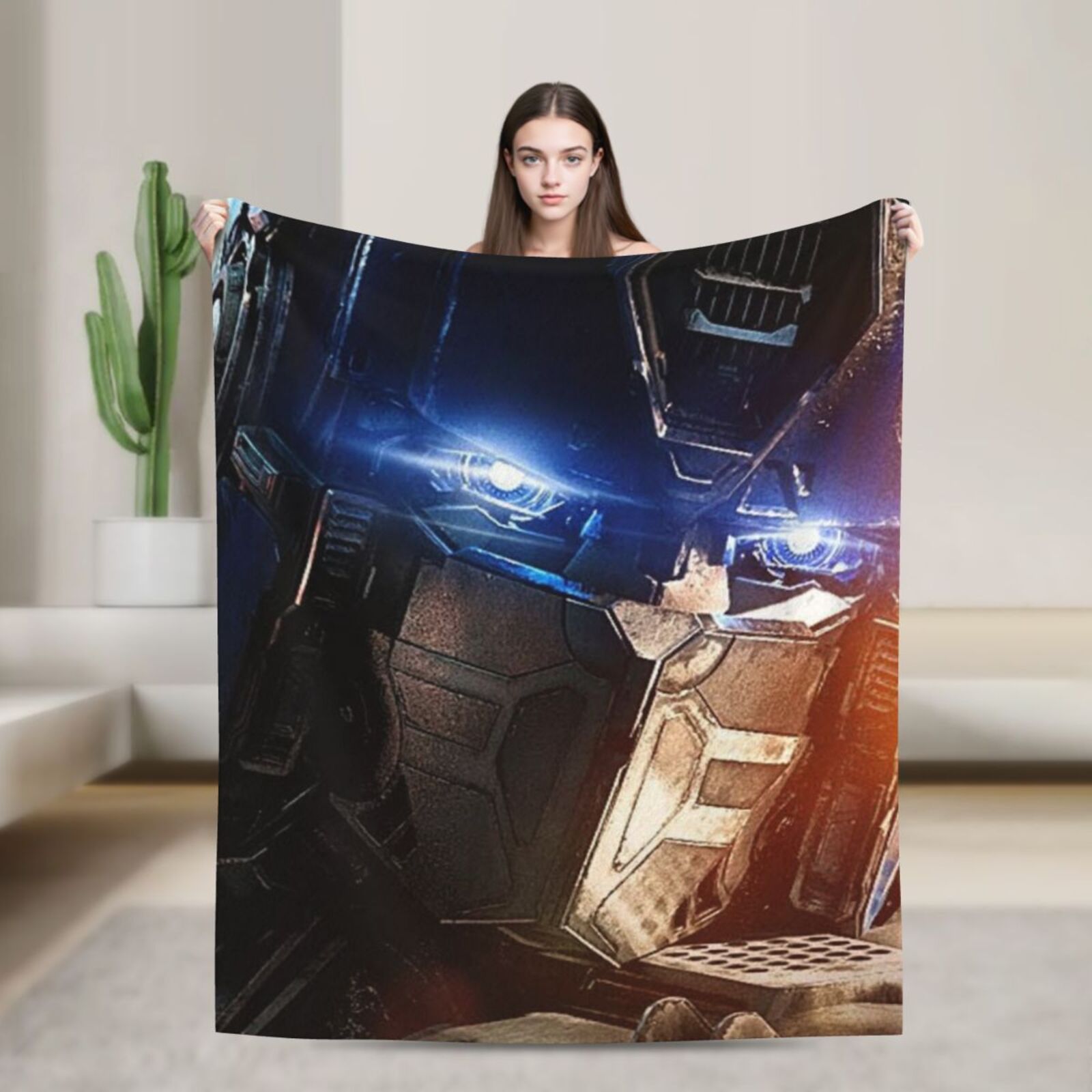 Transformers Blanket, Super Soft Throw Blanket for Bed Couch Sofa, Cozy ...