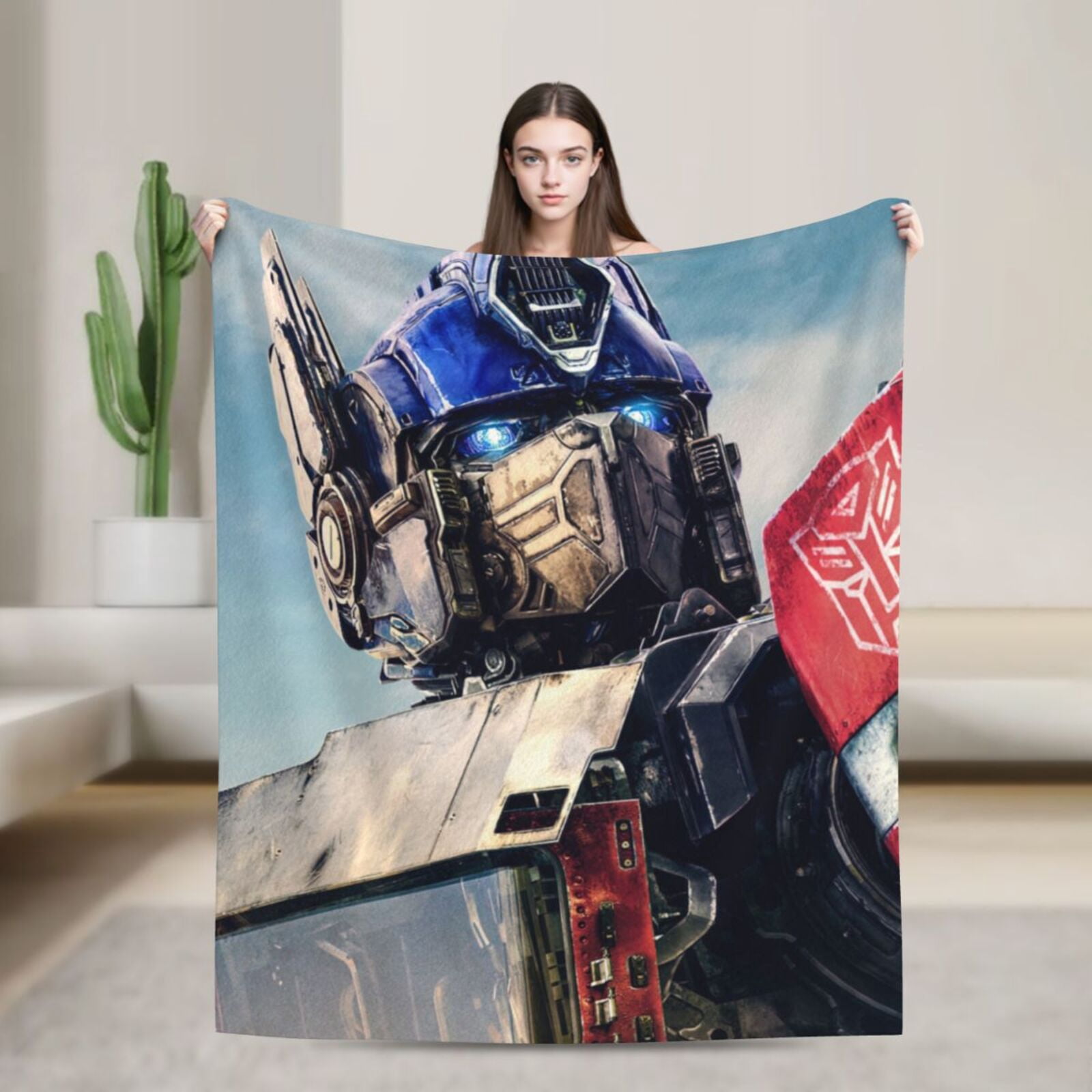 Transformers Blanket, Super Soft Throw Blanket for Bed Couch Sofa, Cozy ...
