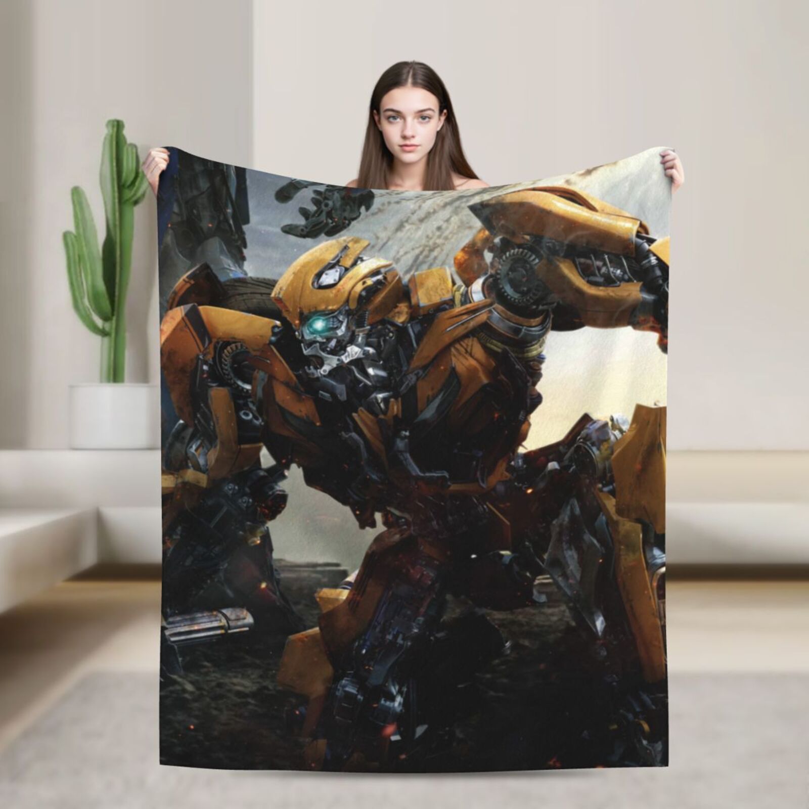 Transformers Blanket, Super Soft Throw Blanket for Bed Couch Sofa, Cozy ...