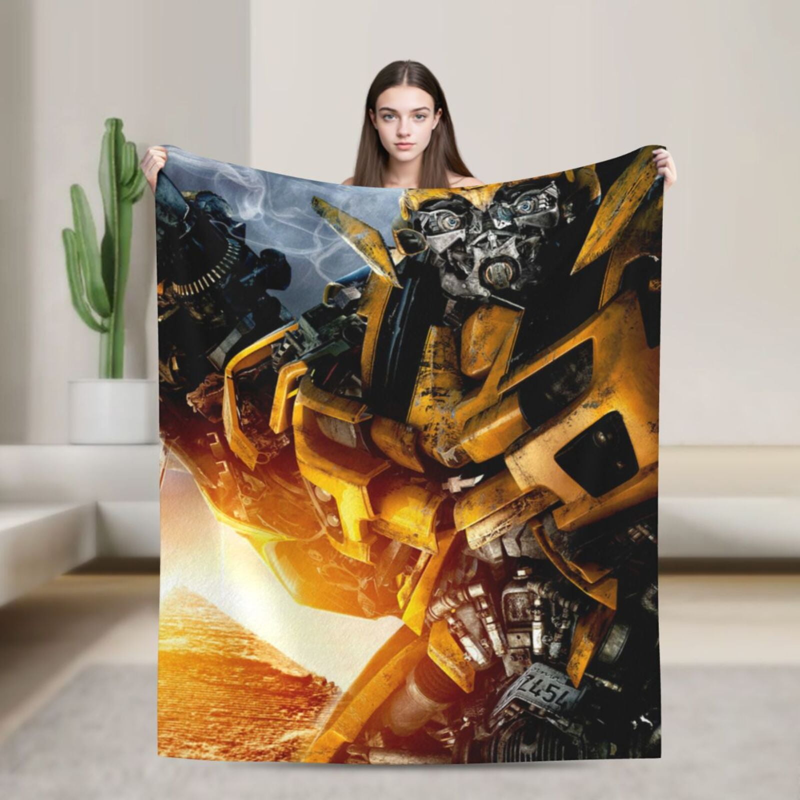 Transformers Blanket, Super Soft Throw Blanket for Bed Couch Sofa, Cozy ...