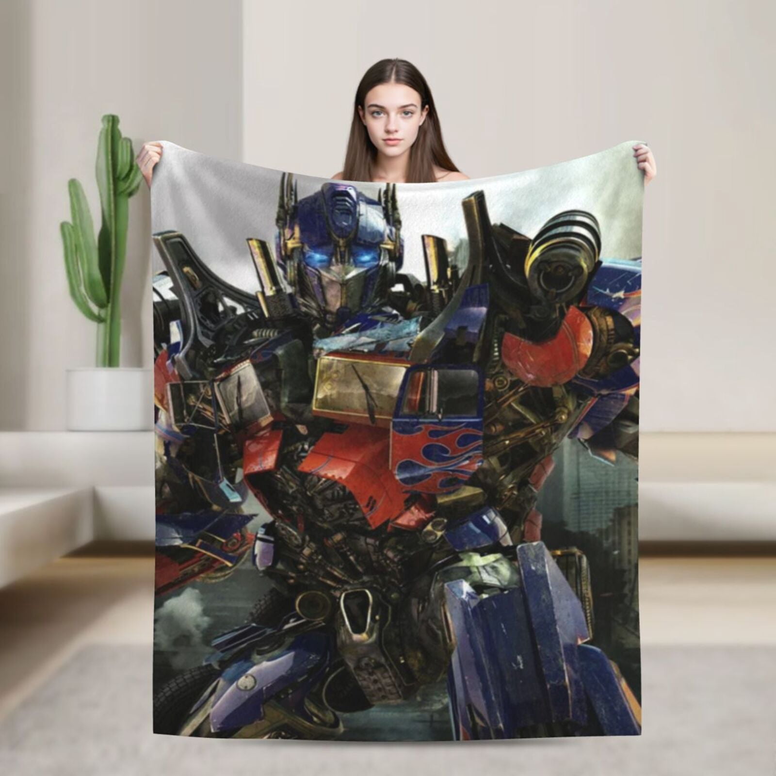 Transformers Blanket, Super Soft Throw Blanket for Bed Couch Sofa, Cozy ...