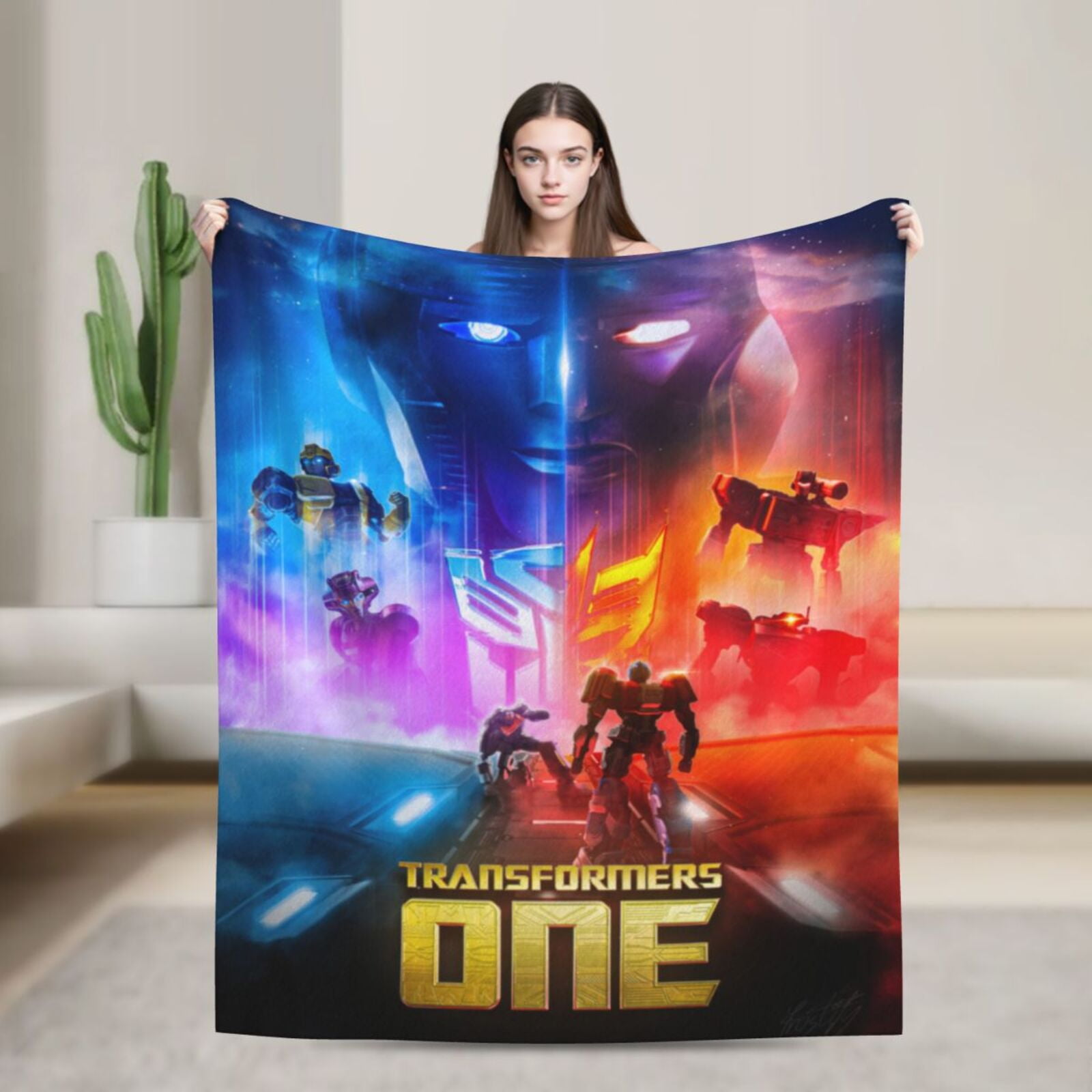 Transformers Blanket, Super Soft Throw Blanket for Bed Couch Sofa, Cozy ...