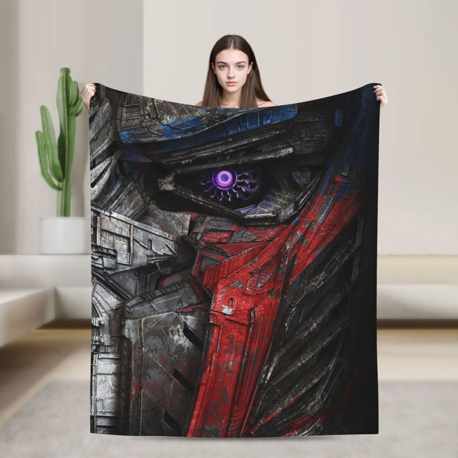 Transformers Blanket, Super Soft Throw Blanket for Bed Couch Sofa, Cozy ...