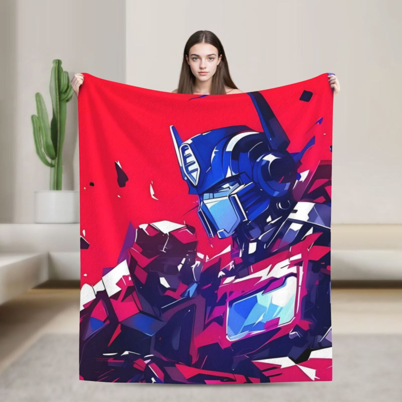 Transformers Blanket, Super Soft Throw Blanket for Bed Couch Sofa, Cozy ...