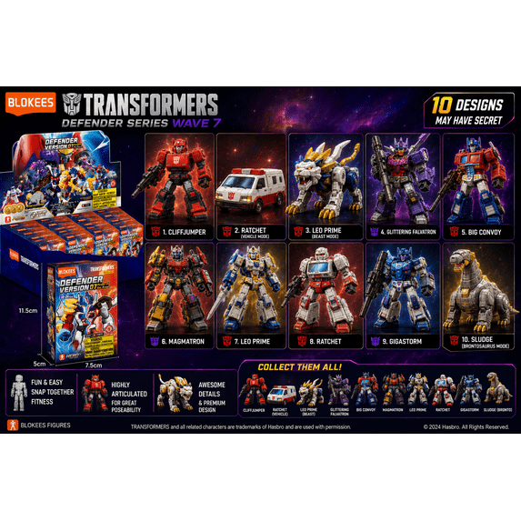 Transformers Blokees Defender Version Wave 7: Power of the Beast Model ...