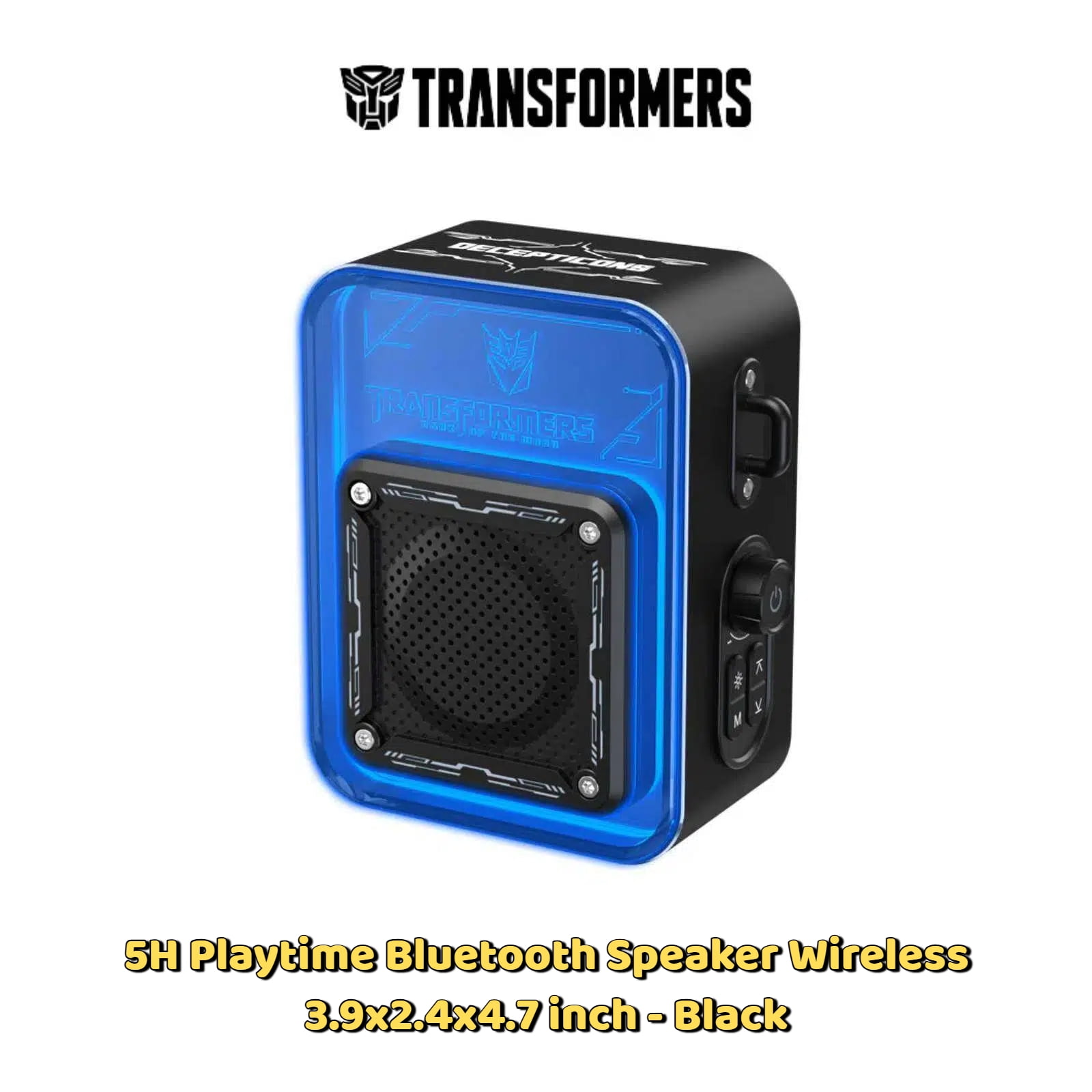 Transformers Bluetooth Speaker with Stereo Sound, Bassup, IPX7 ...