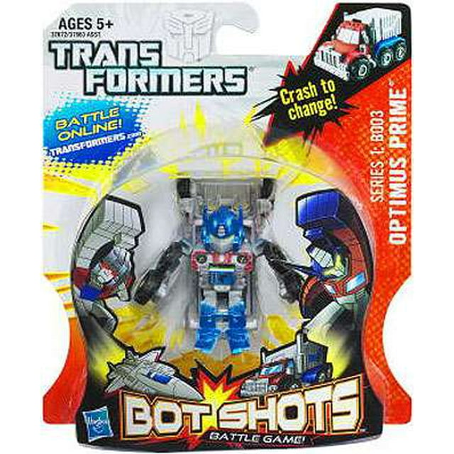 Transformers Bot Shots Battle Game Optimus Prime Action Figure ...
