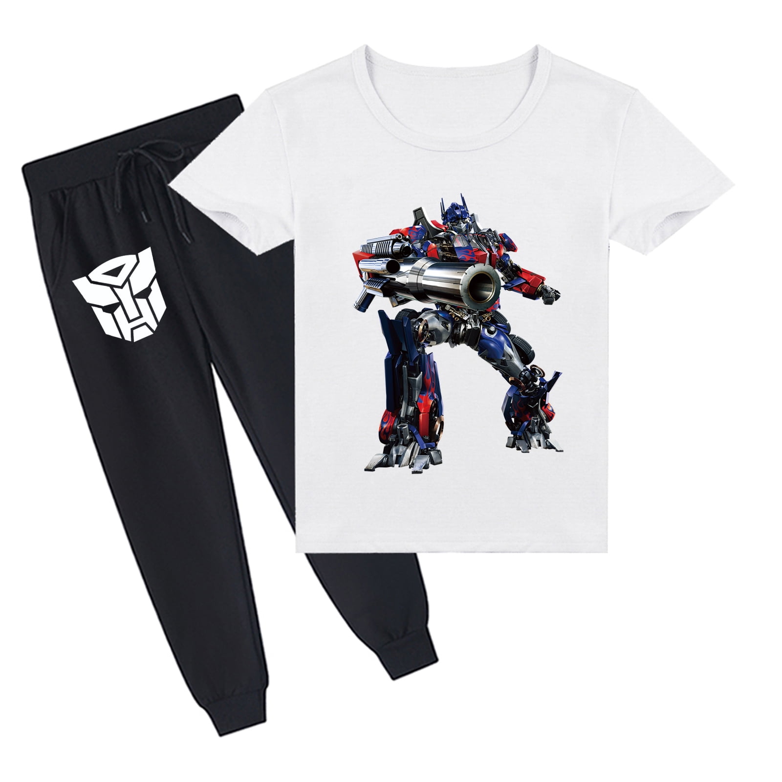 Transformers Boys' Cool Summer Fashion: Short Sleeve T-shirt and Well ...