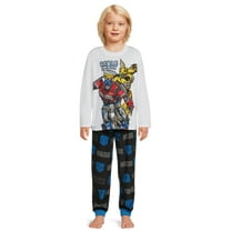 Transformers Boys Long Sleeve Top and Sleep Pant Pajama Set, 2-Piece ...