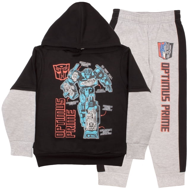 Transformers Boys Matching Sets Pullover Hoodie and Jogger Fleece Set ...
