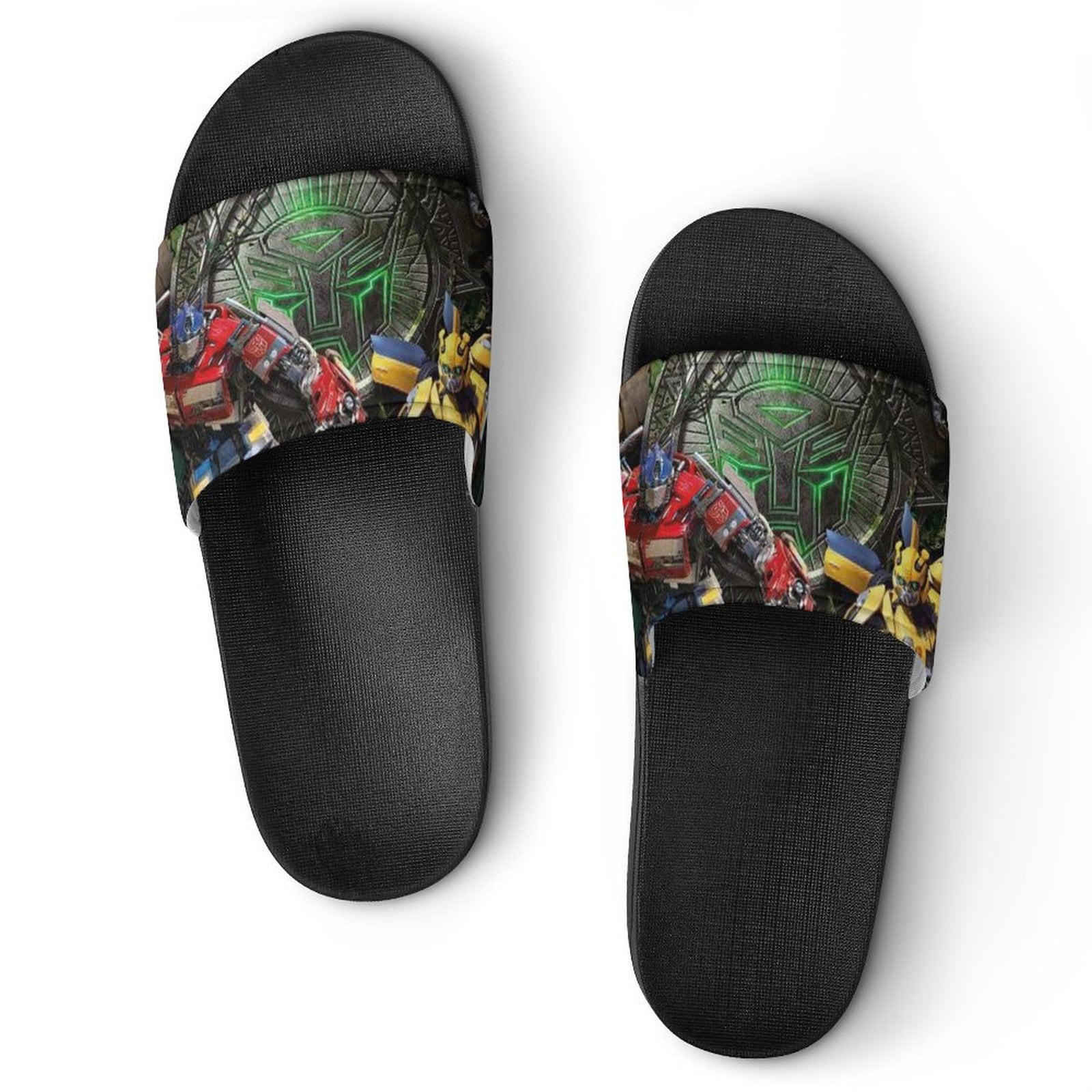 Transformers Boys Slide Sandals, Comfort Casual Pool Slide Outdoor ...