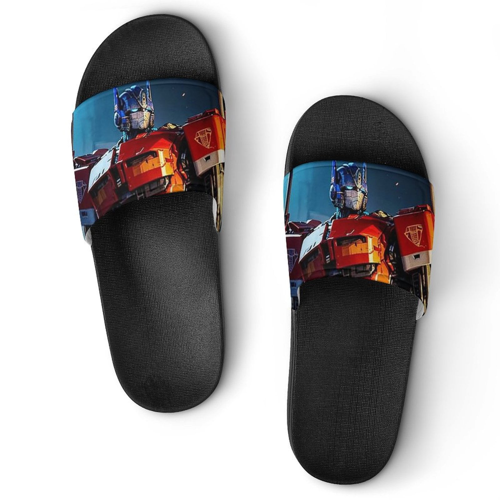 Transformers Boys Slide Sandals, Comfort Casual Pool Slide Outdoor ...