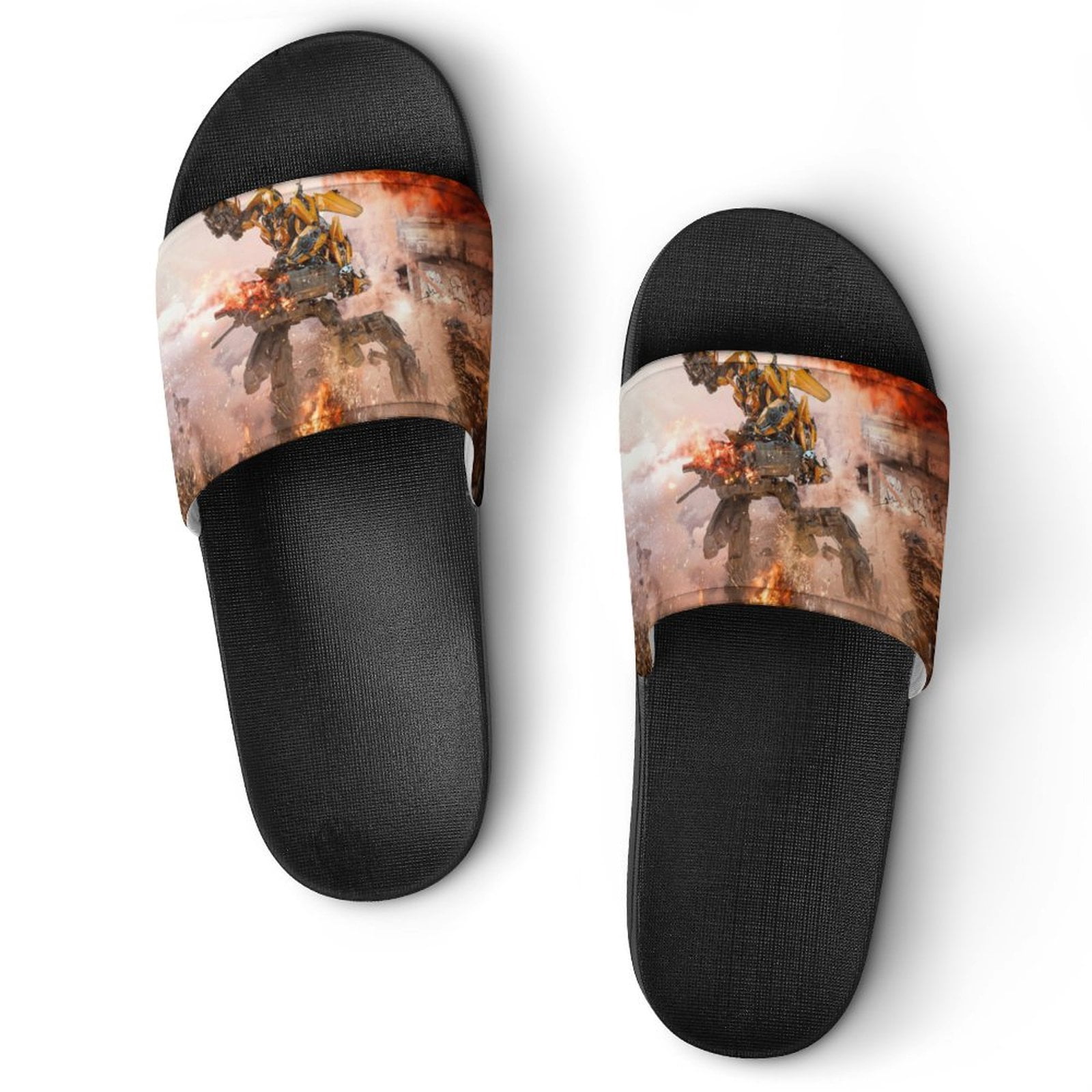 Transformers Boys Slide Sandals, Comfort Casual Pool Slide Outdoor ...