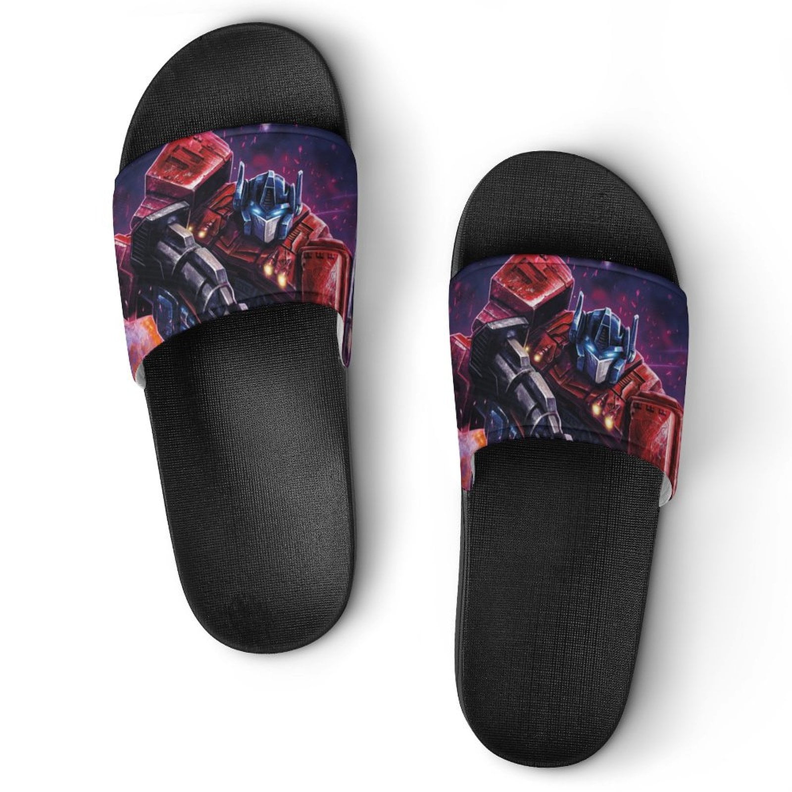 Transformers Boys Slide Sandals, Comfort Casual Pool Slide Outdoor ...