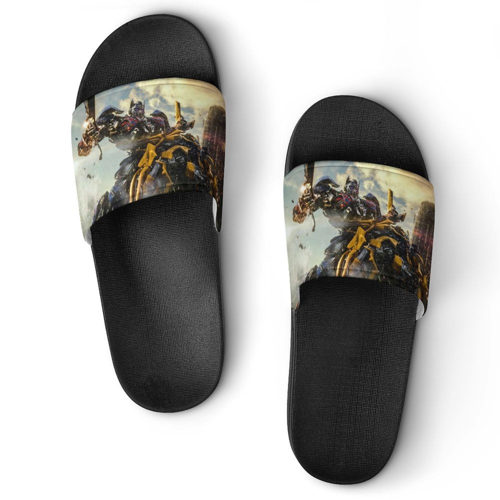 Transformers Boys Slide Sandals, Comfort Casual Pool Slide Outdoor ...