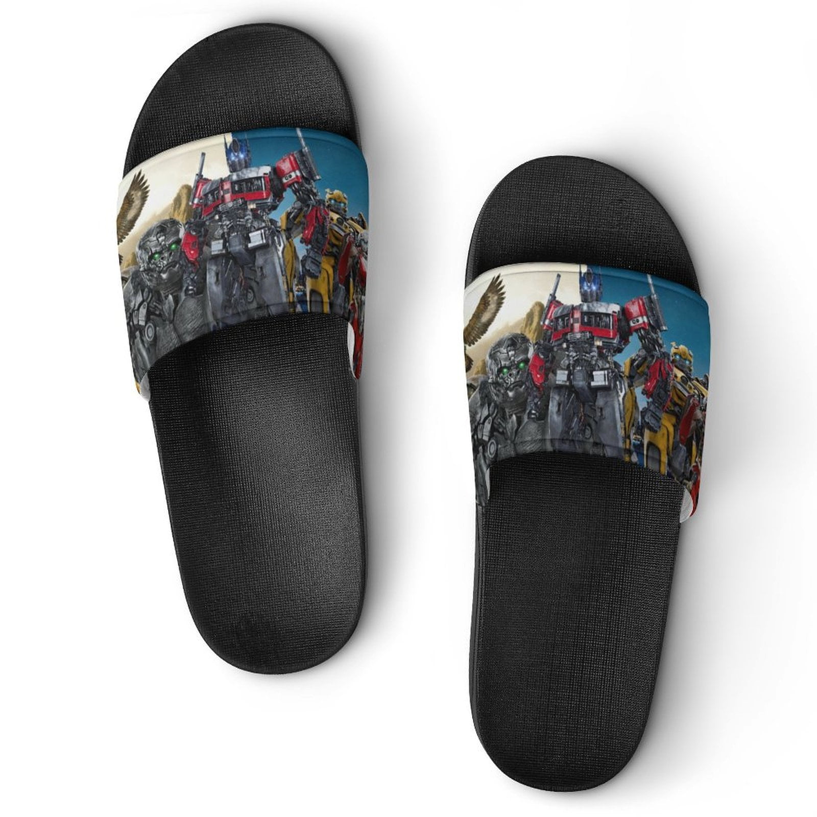 Transformers Boys Slide Sandals, Comfort Casual Pool Slide Outdoor ...