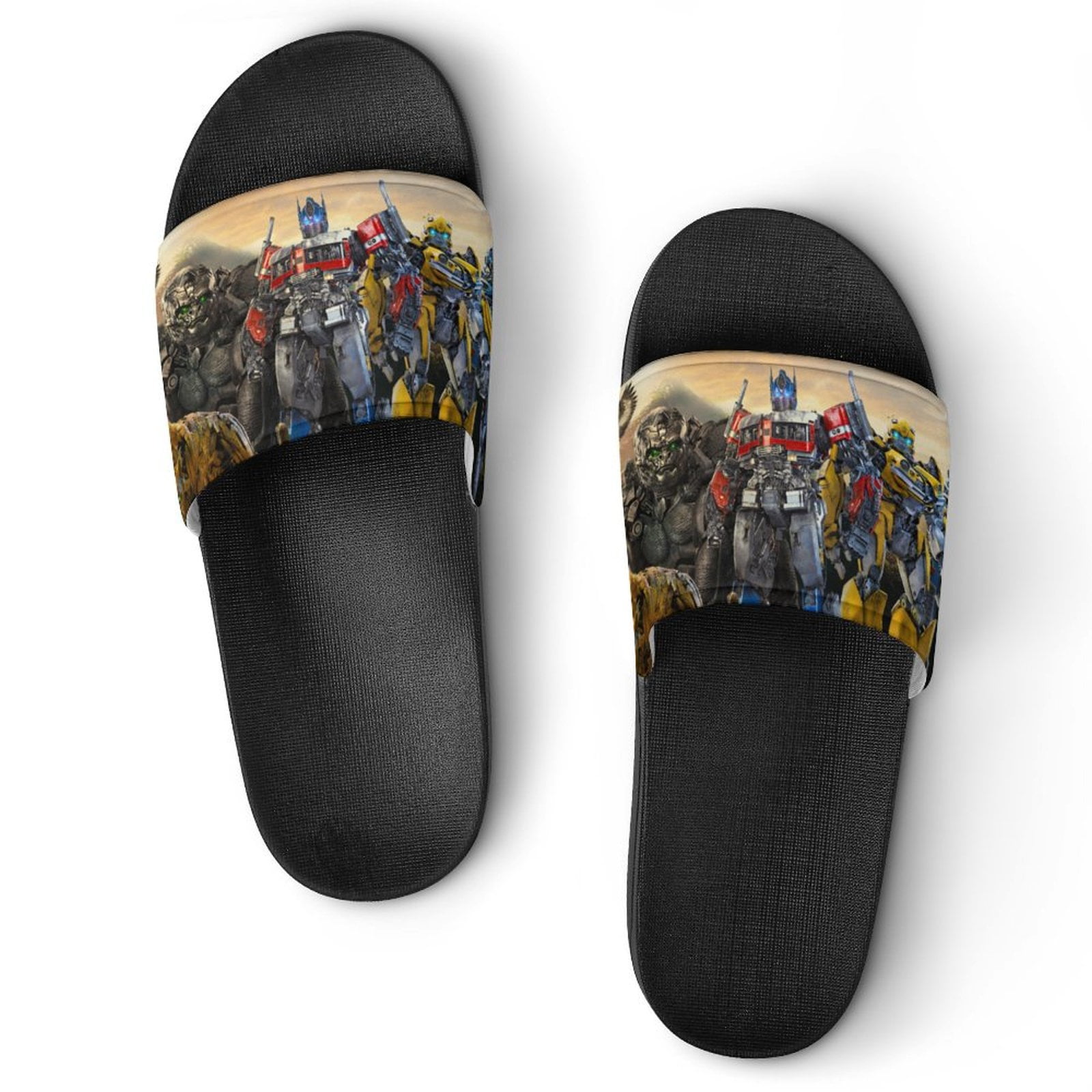 Transformers Boys Slide Sandals, Comfort Casual Pool Slide Outdoor ...