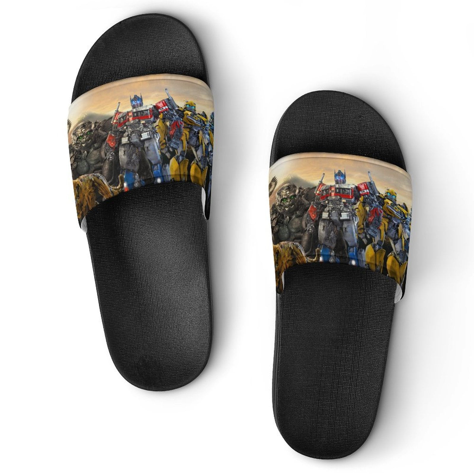 Transformers Boys Slide Sandals, Comfort Casual Pool Slide Outdoor ...