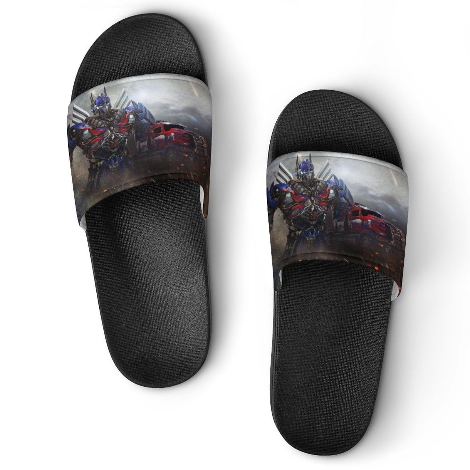 Transformers Boys Slide Sandals, Comfort Casual Pool Slide Outdoor ...