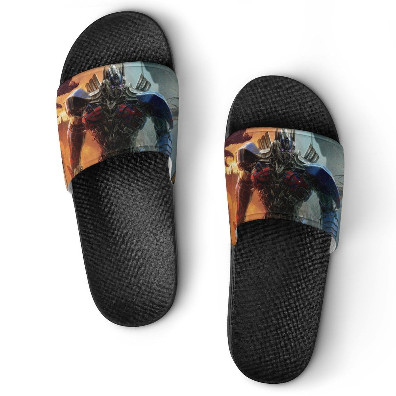 Transformers Boys Slide Sandals, Comfort Casual Pool Slide Outdoor ...