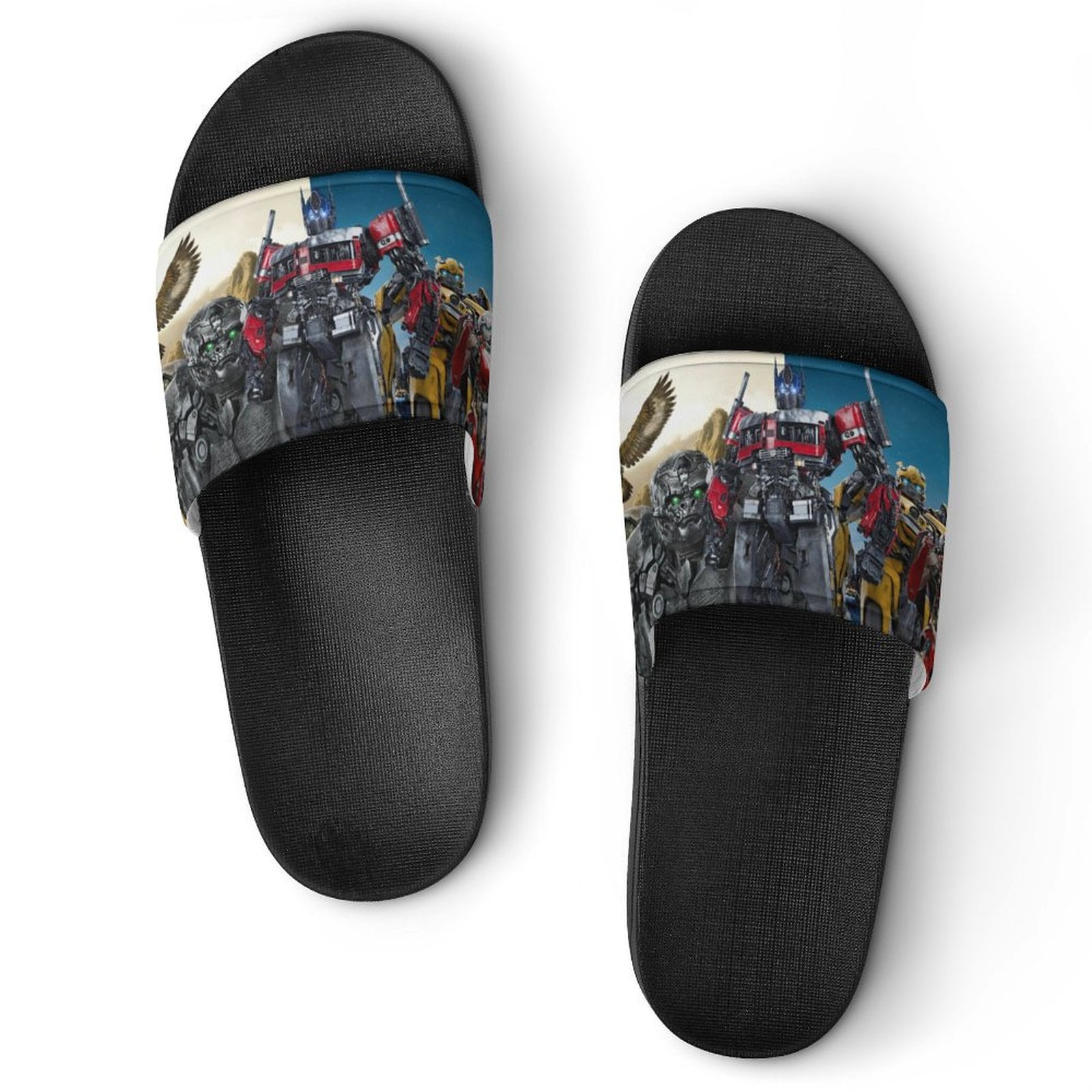 Transformers Boys Slide Sandals, Comfort Casual Pool Slide Outdoor ...