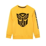 Transformers Boys Sweater Yellow Sizes 5-14 - Walmart.com