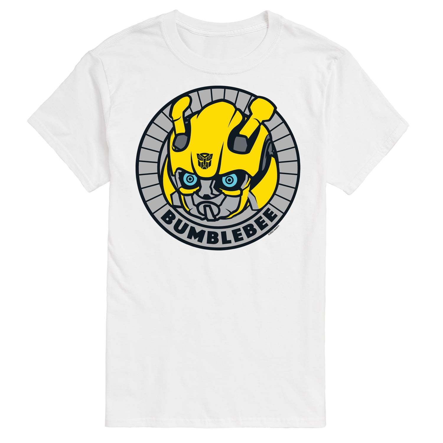 Transformers - Bumblebee Badge - Adult Short Sleeve T-Shirt - Walmart.com