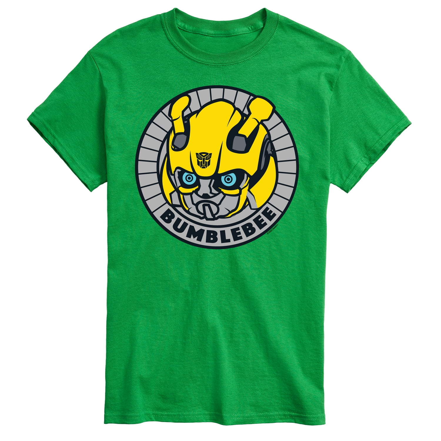 Transformers - Bumblebee Badge - Adult Short Sleeve T-Shirt - Walmart.com
