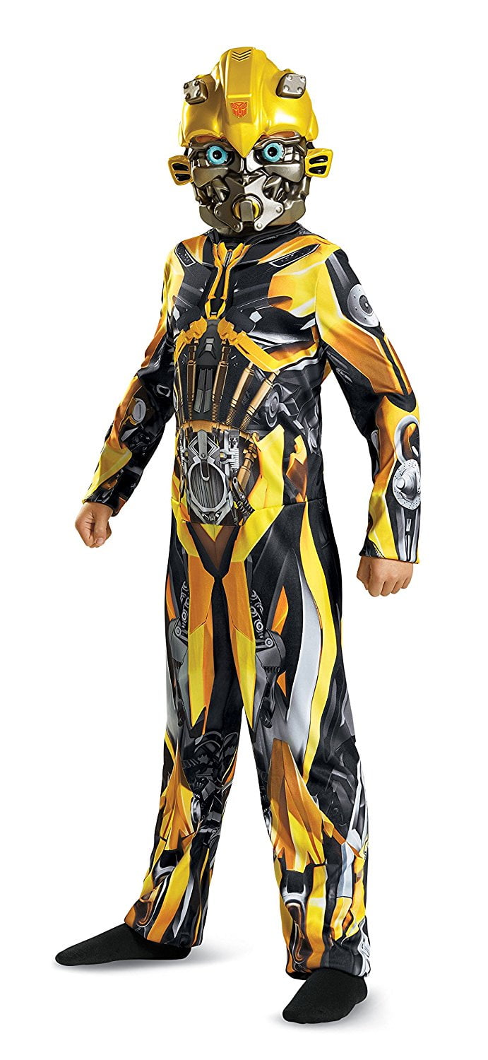 Transformers Bumblebee Classic Child Halloween Costume, One Size, L (10 ...