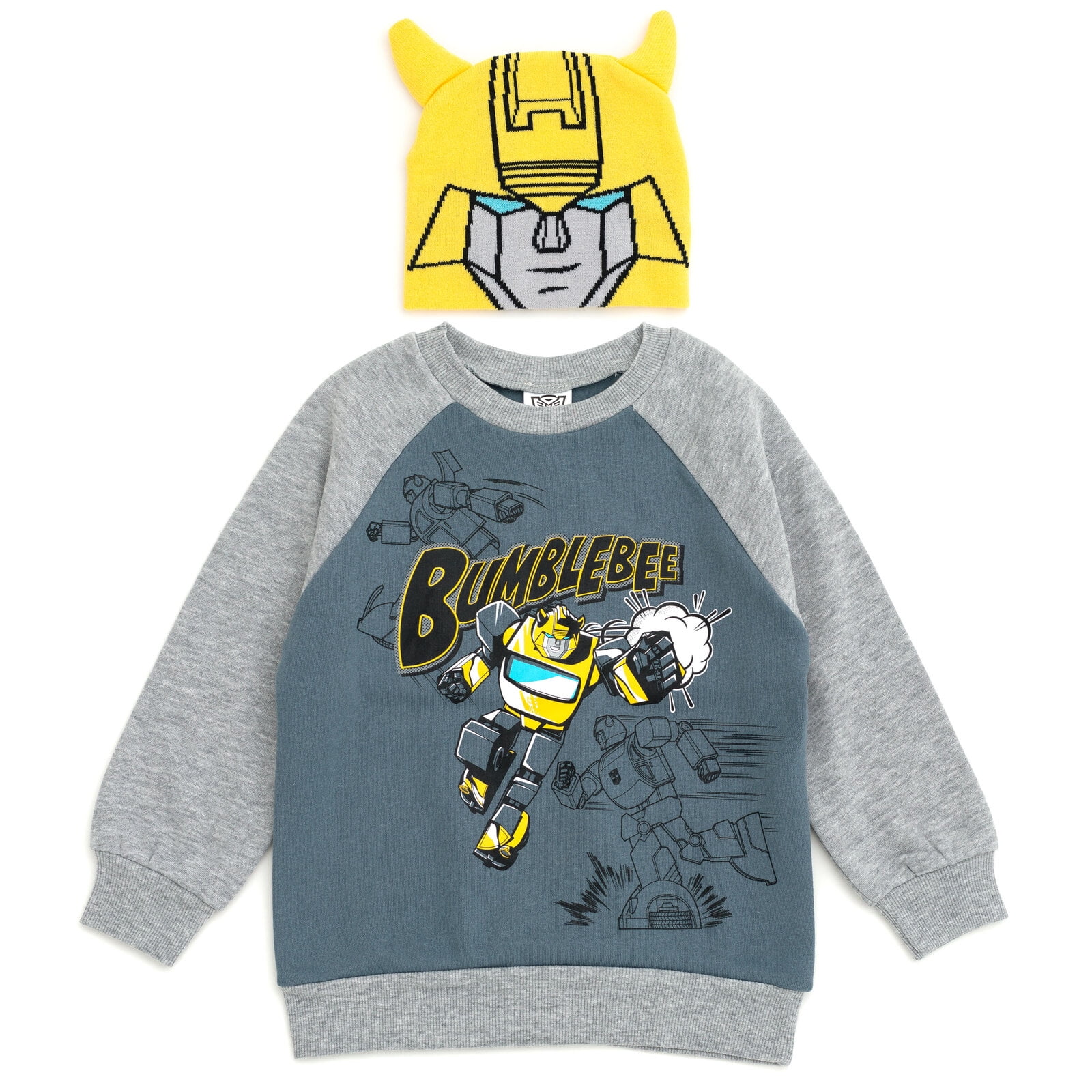 Transformers Bumblebee Fleece Sweatshirt and Cosplay Costume Hat ...