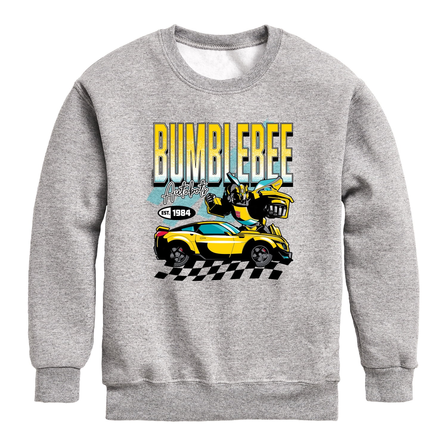 Transformers - Bumblebee Racing - Youth Boys Crew Fleece Sweatshirt ...