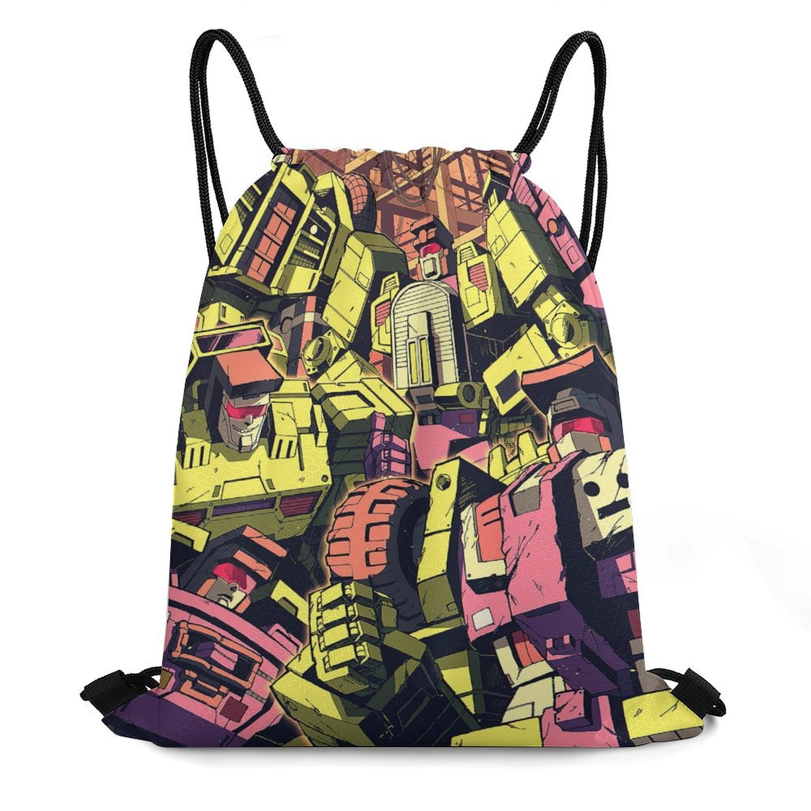 Transformers Bundle Pocket Drawstring Bag Cinch Bags Versatile Backpack ...