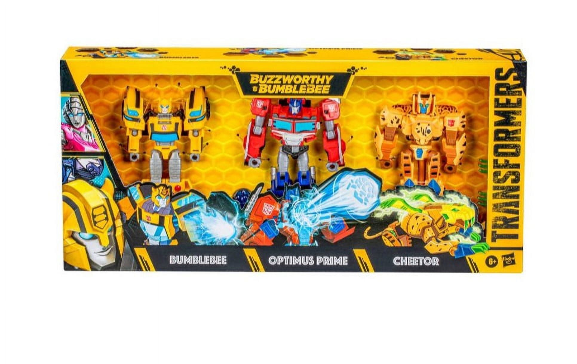 Transformers Buzzworthy Bumblebee Heroes of Cybertron 3pk Optimus Prime ...