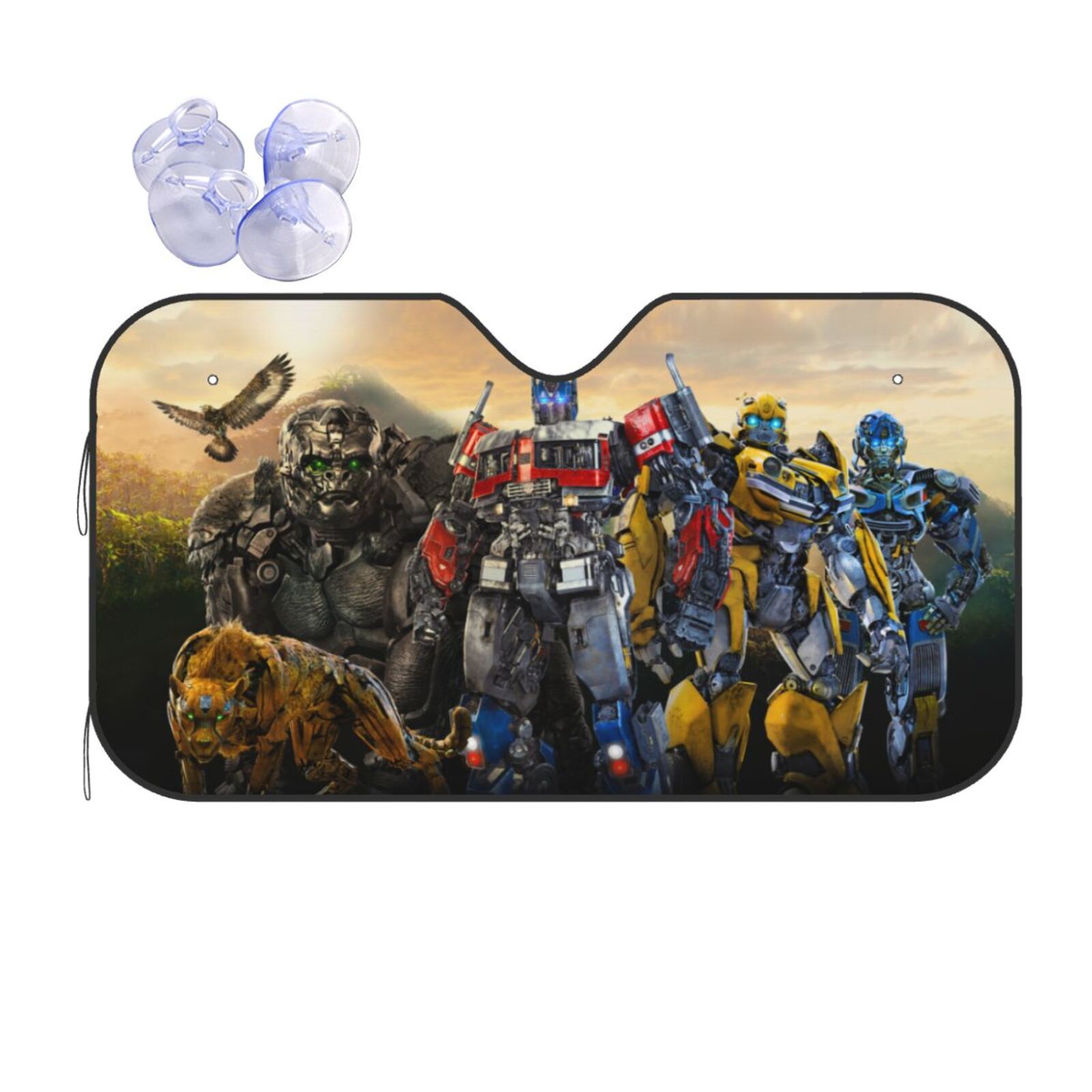 Transformers Car Windshield Sunshade Foldable Keep Vehicle Cool Car ...